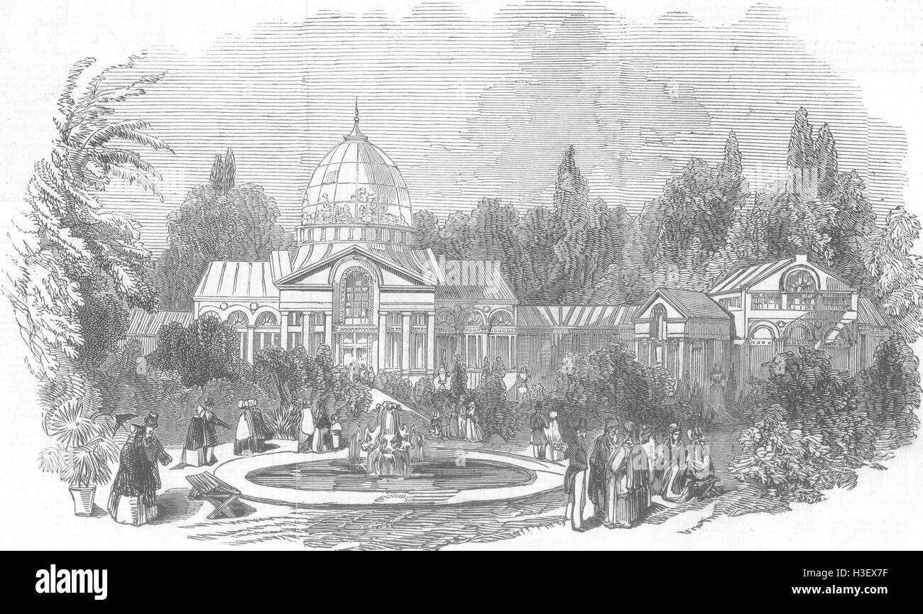 LONDON Duchess of Northumberlands fete, Syon House 1846. Illustrated ...