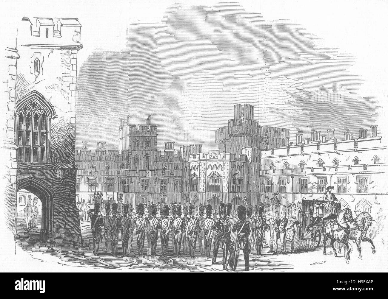 Quadrangle windsor castle hi-res stock photography and images - Alamy