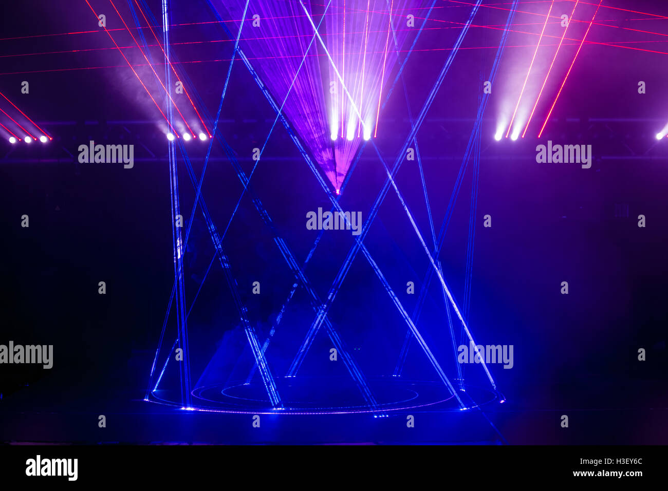 Colorful stage light background Stock Photo - Alamy