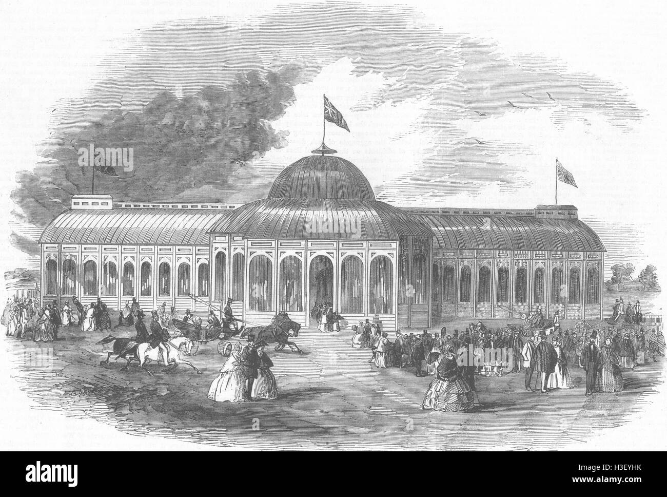CANADA The Crystal Palace at Toronto 1858. Illustrated London News ...