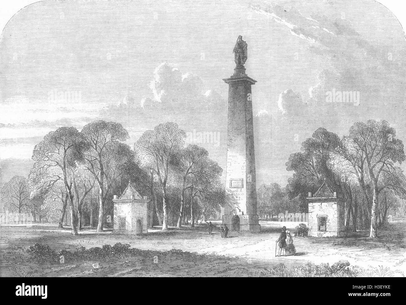 LINCOLNSHIRE Dunston Pillar (Dashwood Lighthouse), Lincoln 1859 ...