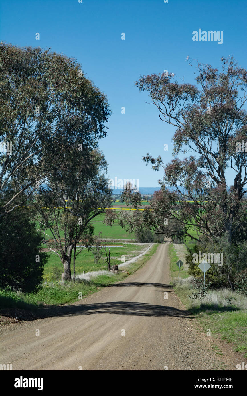 Australian country roads hi-res stock photography and images - Alamy