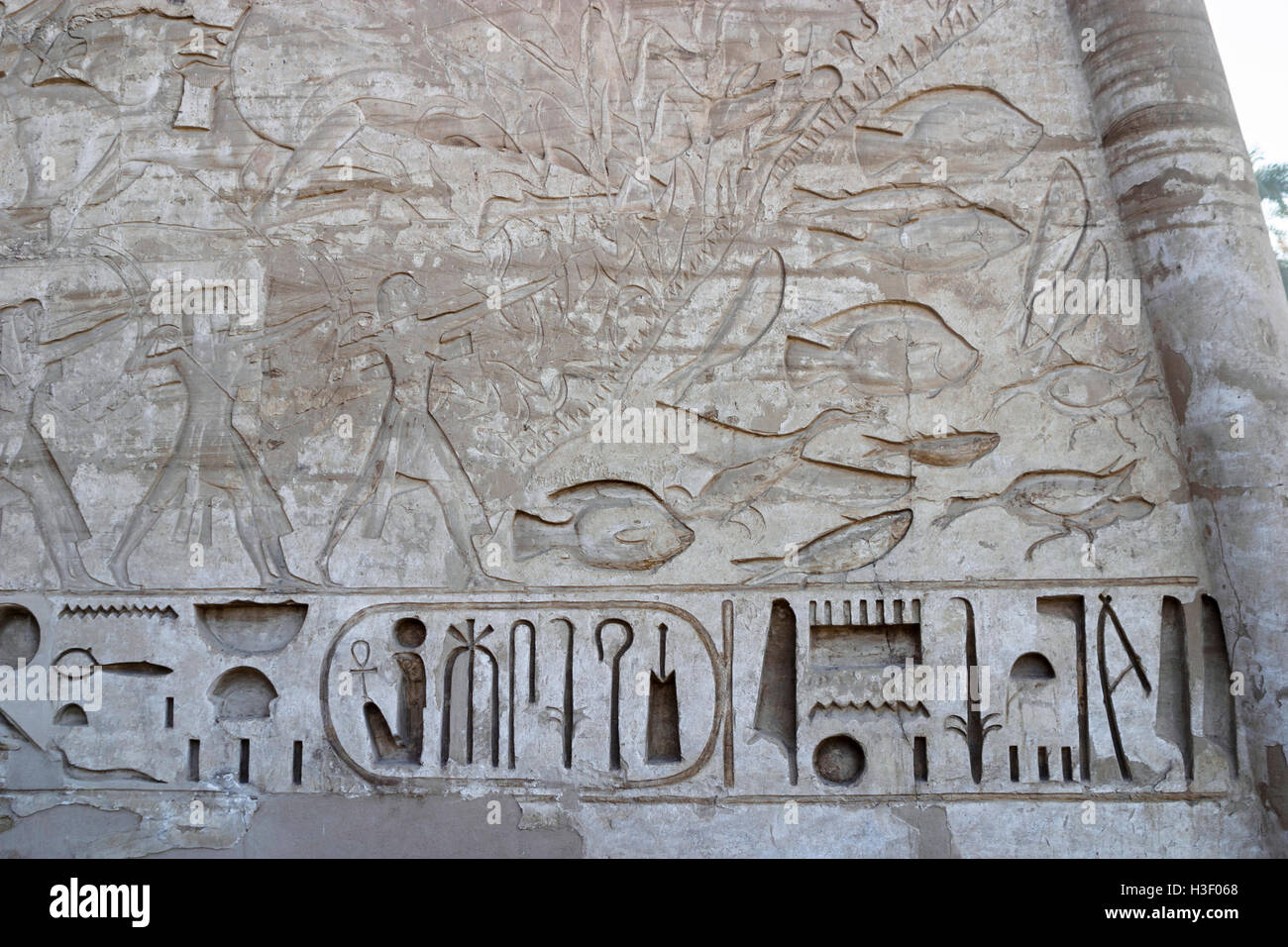 Cartouche in the Mortuary Temple of Ramesses III at Medinet Habu, a New ...