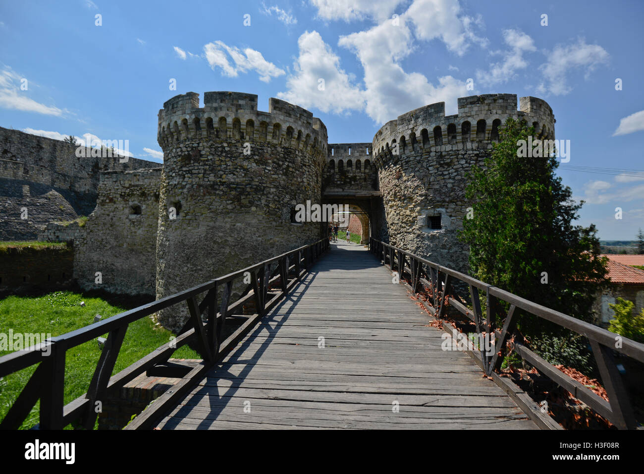 Belgrade Fortress, Kalemegdan, Belgrade, Serbia. Main entrance Stock ...