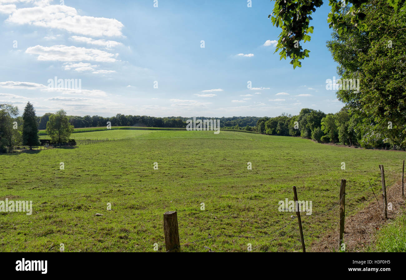 a scenery of the French countryside Stock Photo - Alamy