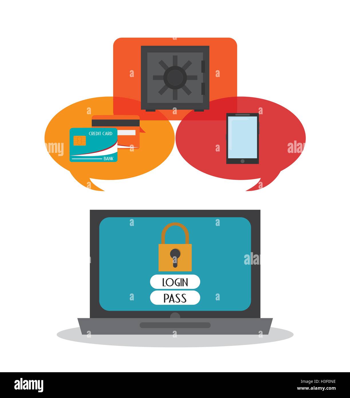 Security data and cyber system design Stock Vector Image & Art - Alamy