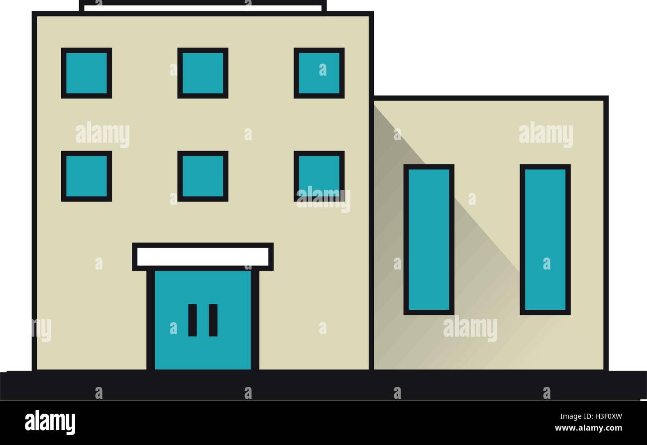 Isolated building with windows design Stock Vector Image & Art - Alamy
