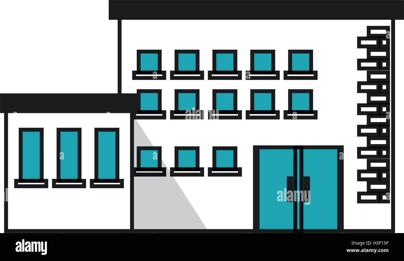 Isolated building with windows design Stock Vector Image & Art - Alamy