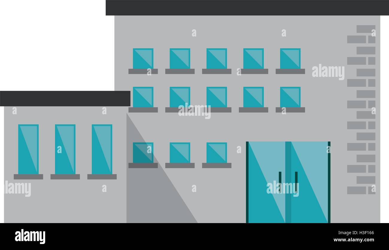 Isolated building with windows design Stock Vector Image & Art - Alamy