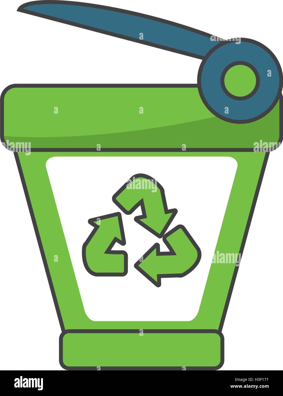 Isolated trash and recycle design Stock Vector Image & Art - Alamy