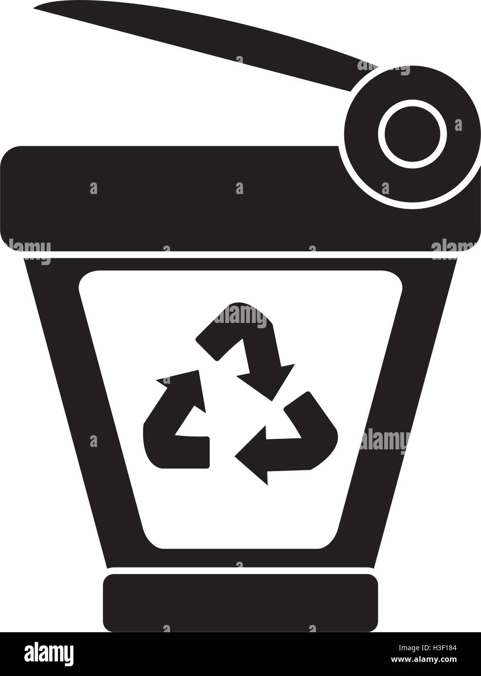 Isolated trash and recycle design Stock Vector Image & Art - Alamy