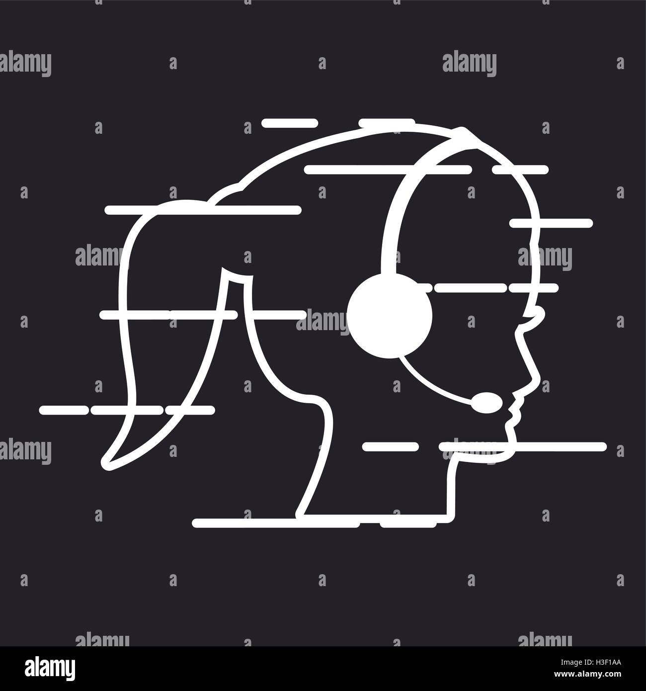 online support or call center related icons image Stock Vector Image & Art - Alamy