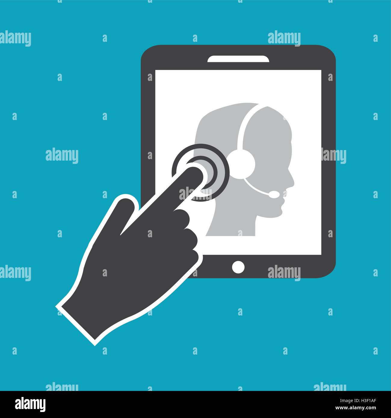 online support or call center related icons image Stock Vector Image & Art - Alamy