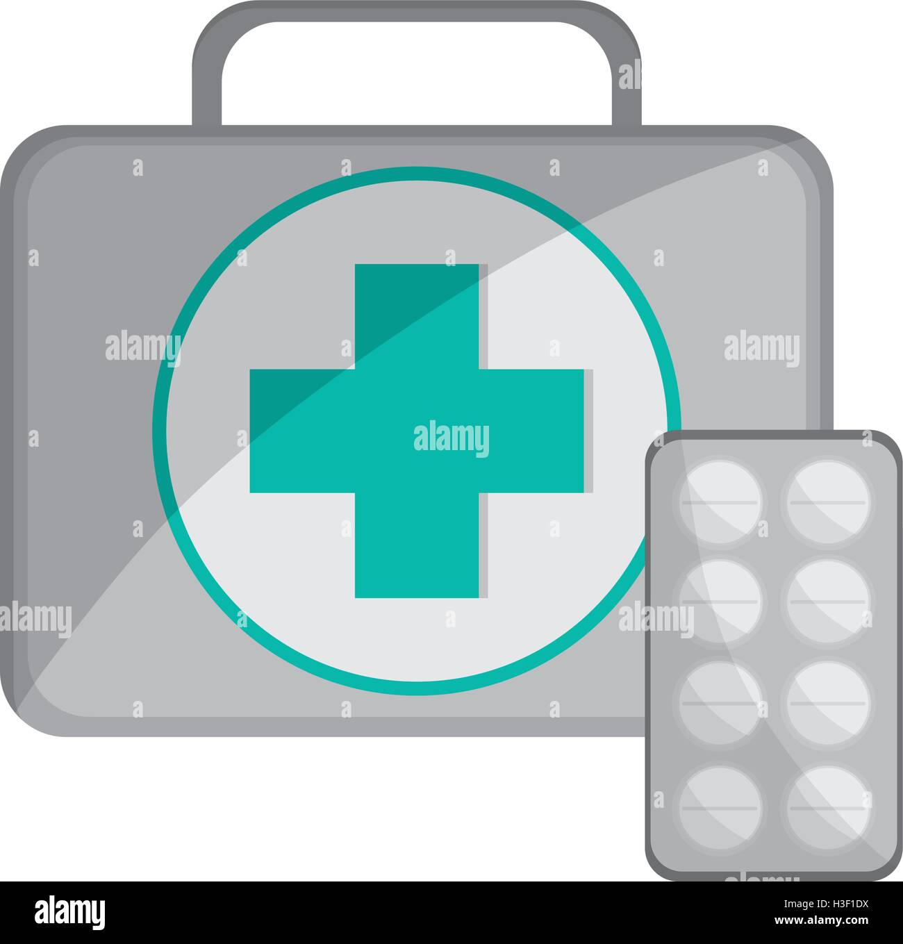 Medicine concept line tablets Stock Vector Images - Alamy