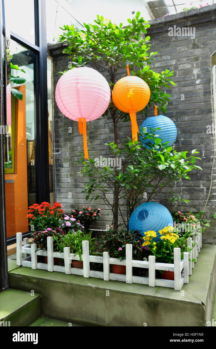 Chinese decor, Chengdu Stock Photo - Alamy