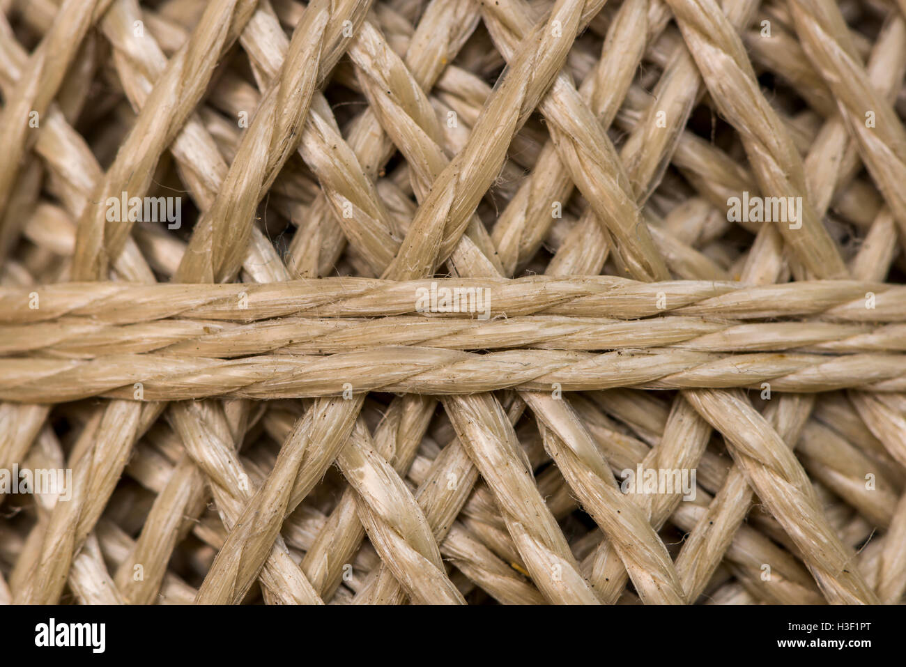 Detail of a spool of rope Stock Photo - Alamy