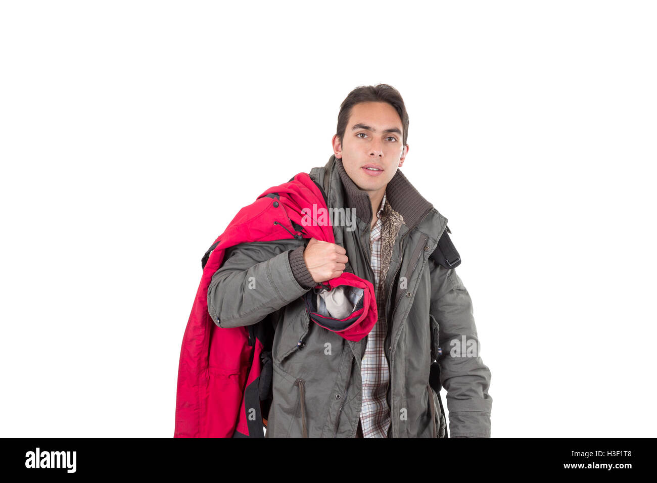 Young student carrying backpack hi-res stock photography and images - Alamy