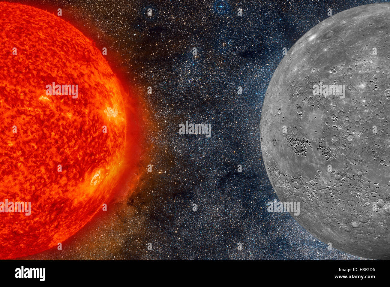Solar System - Mercury. It is the smallest and closest to the Sun of ...