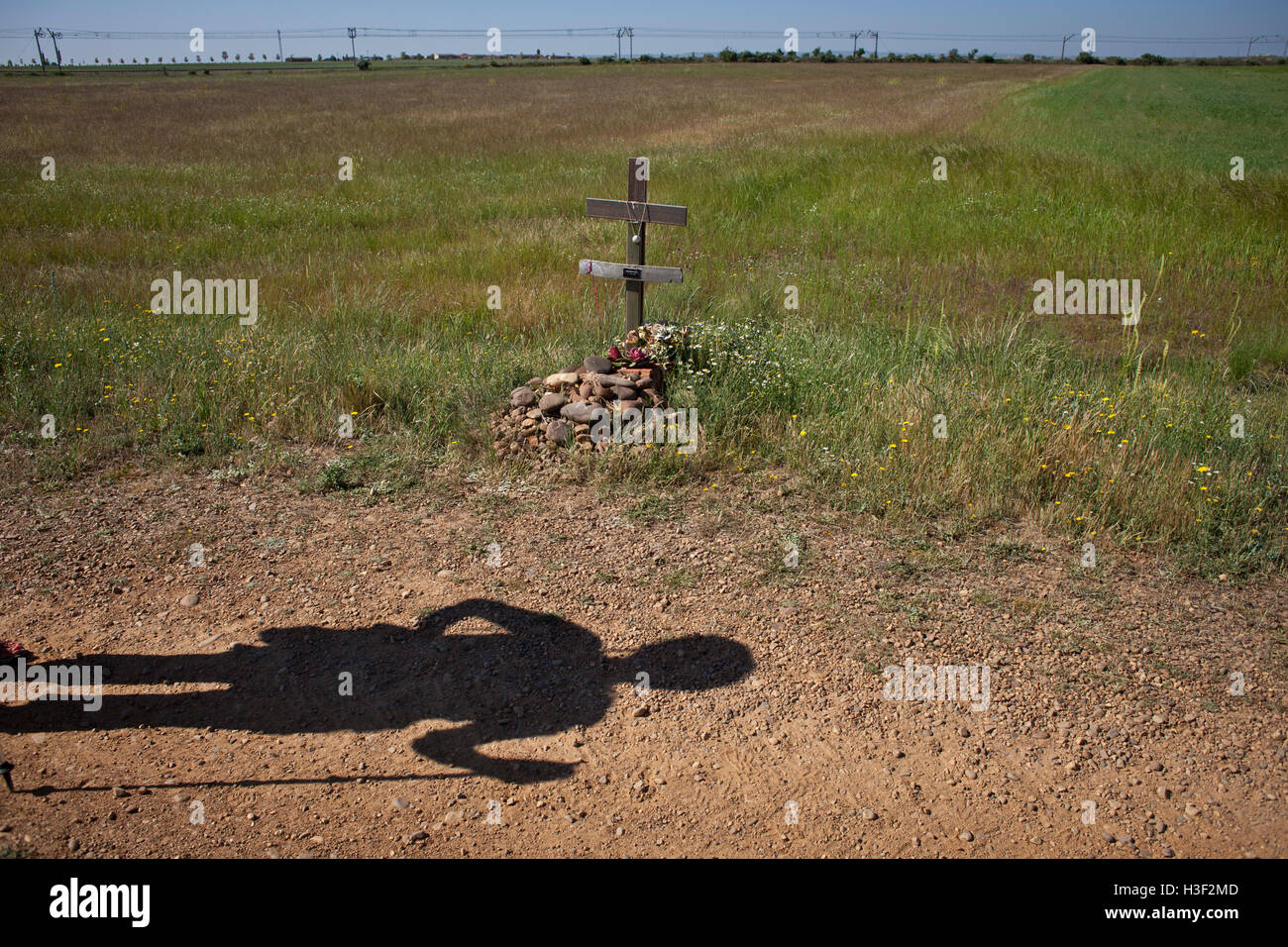 Camino frances pilgrimage route marker hi-res stock photography and ...