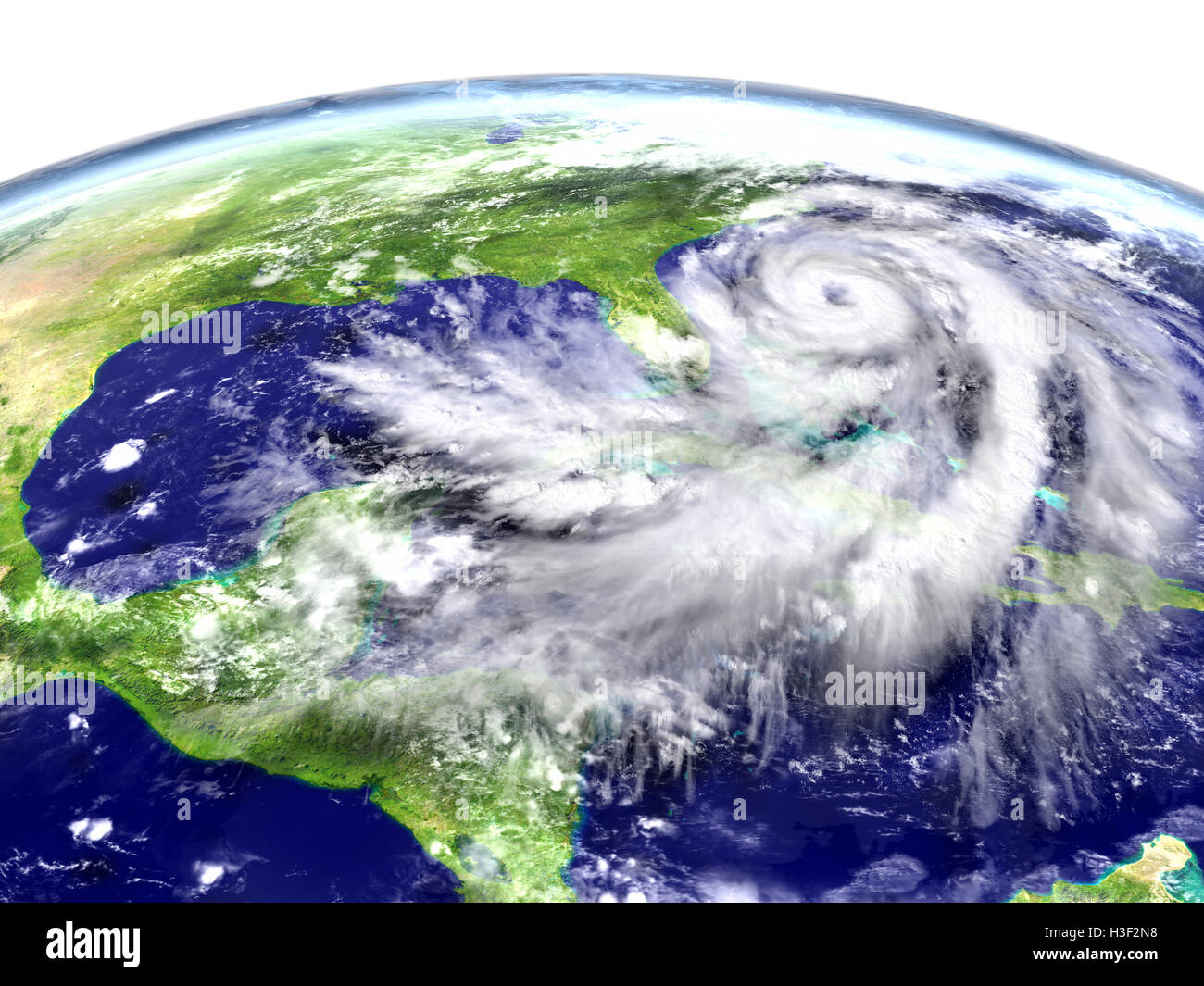 Hurricane matthew satellite image hi-res stock photography and images ...
