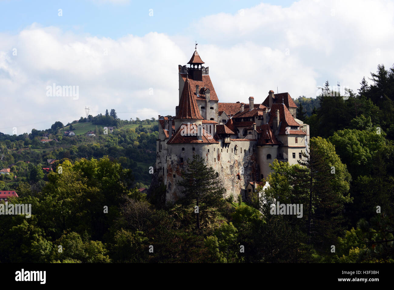 A close view of Bran castle in Transylvania, Romania Stock Photo - Alamy