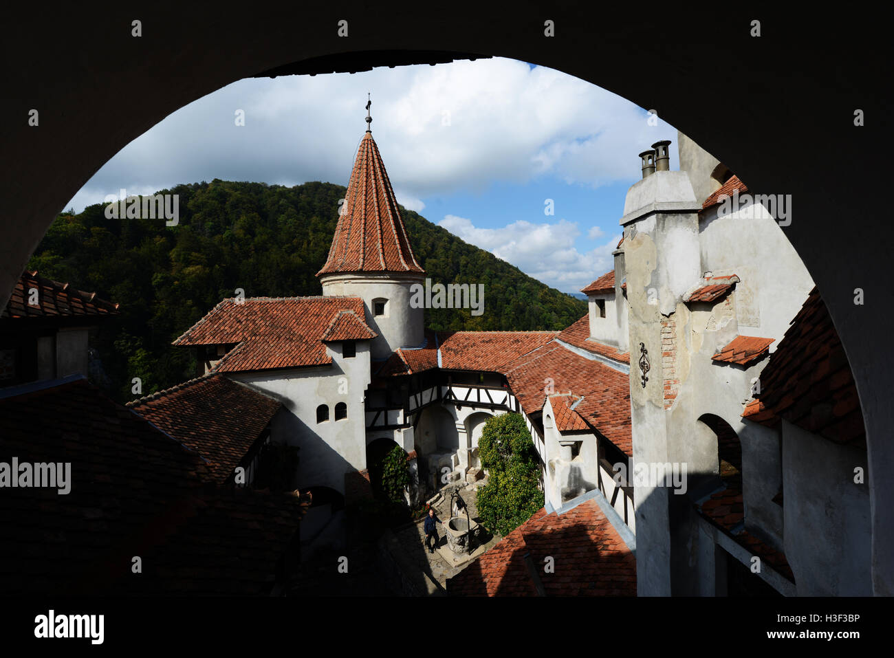 The beautiful Bran castle in Transylvania, Romania Stock Photo - Alamy
