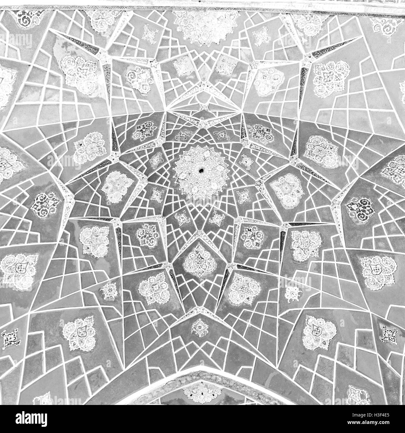 blur in iran abstract texture of the religion architecture mosque roof ...