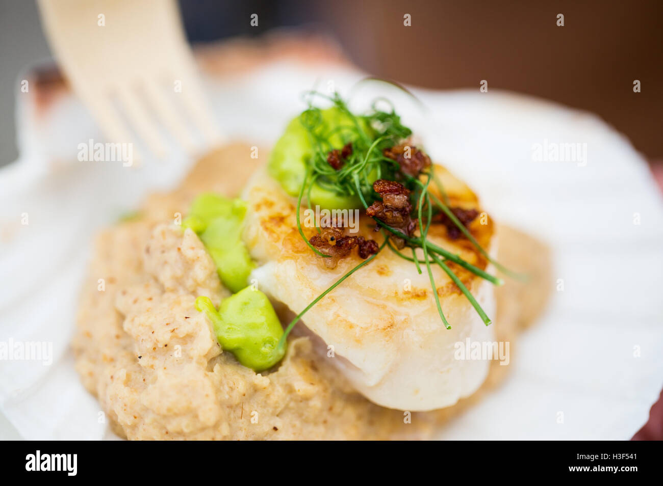 Scallop gourmet appetizer hi-res stock photography and images - Alamy