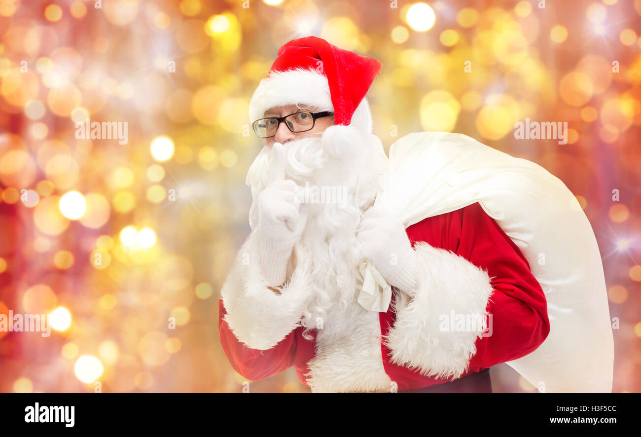 Santa shush hi-res stock photography and images - Alamy