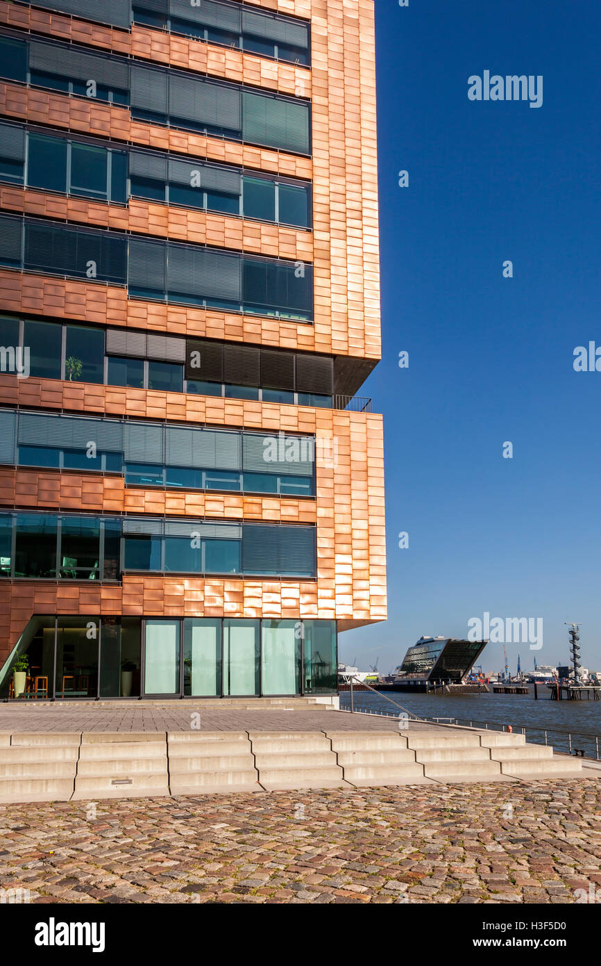 Columbus Tower, Office Building Architecture, Port of Hamburg Stock ...