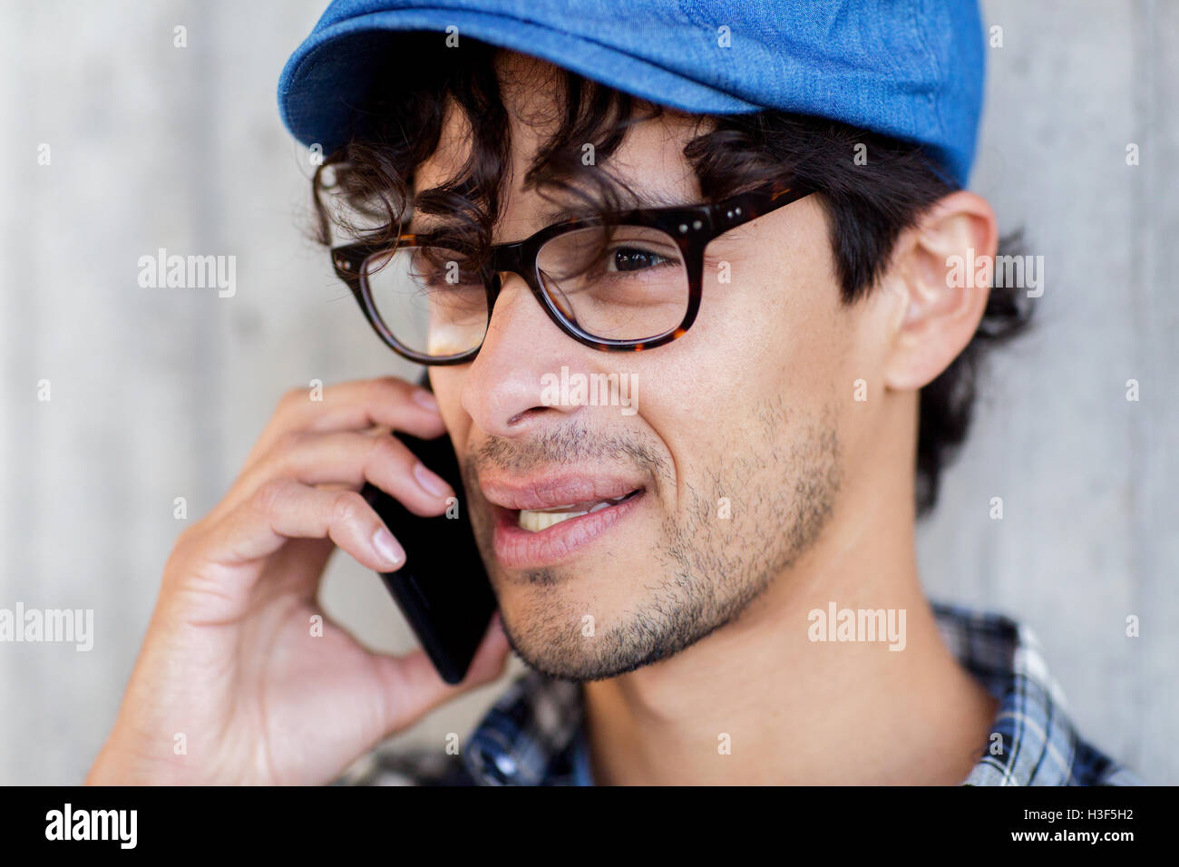 Man face talk close up hi-res stock photography and images - Alamy