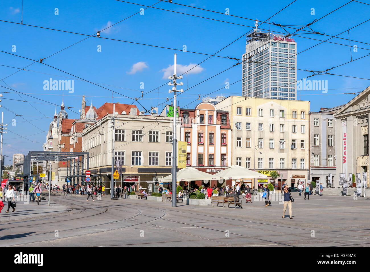 City centre of Katowice, Poland Stock Photo - Alamy