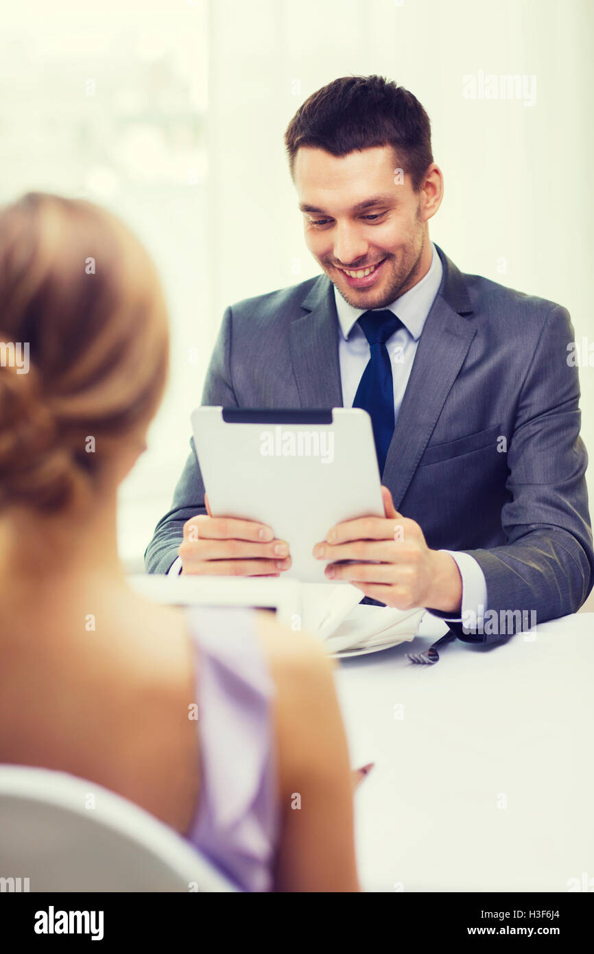 Menu Woman Holding High Resolution Stock Photography and Images - Alamy