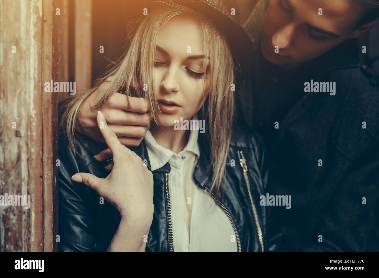 Young beautiful couple Stock Photo - Alamy