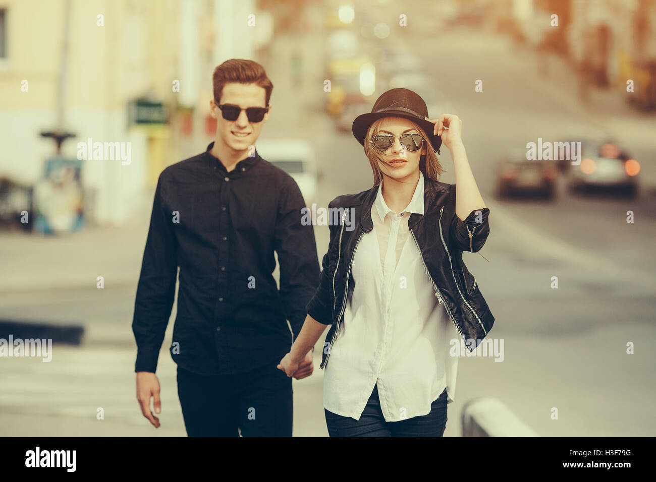 Young beautiful couple Stock Photo - Alamy