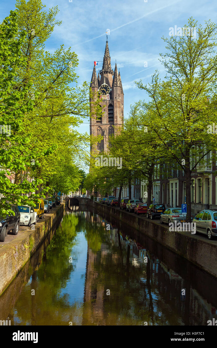 The leaning church of delft hi-res stock photography and images - Alamy