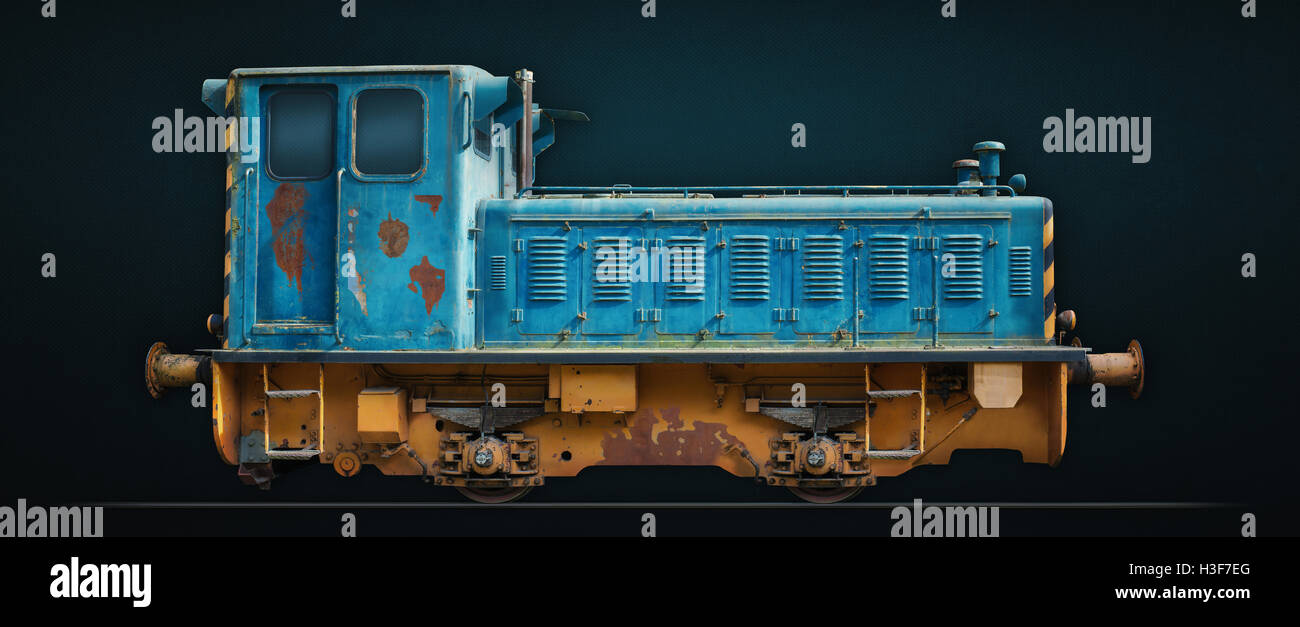 Fat lady train artwork Stock Photo - Alamy