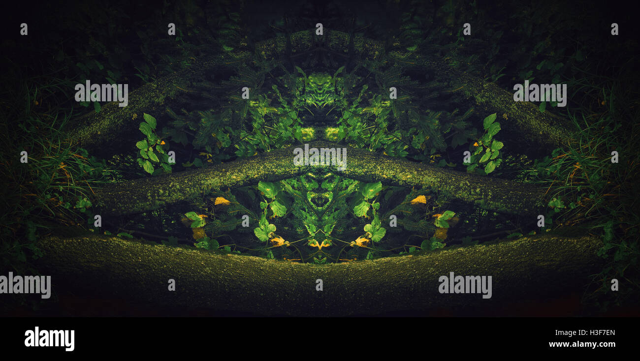 Mysterious and creepy scene with a golem figure Stock Photo - Alamy