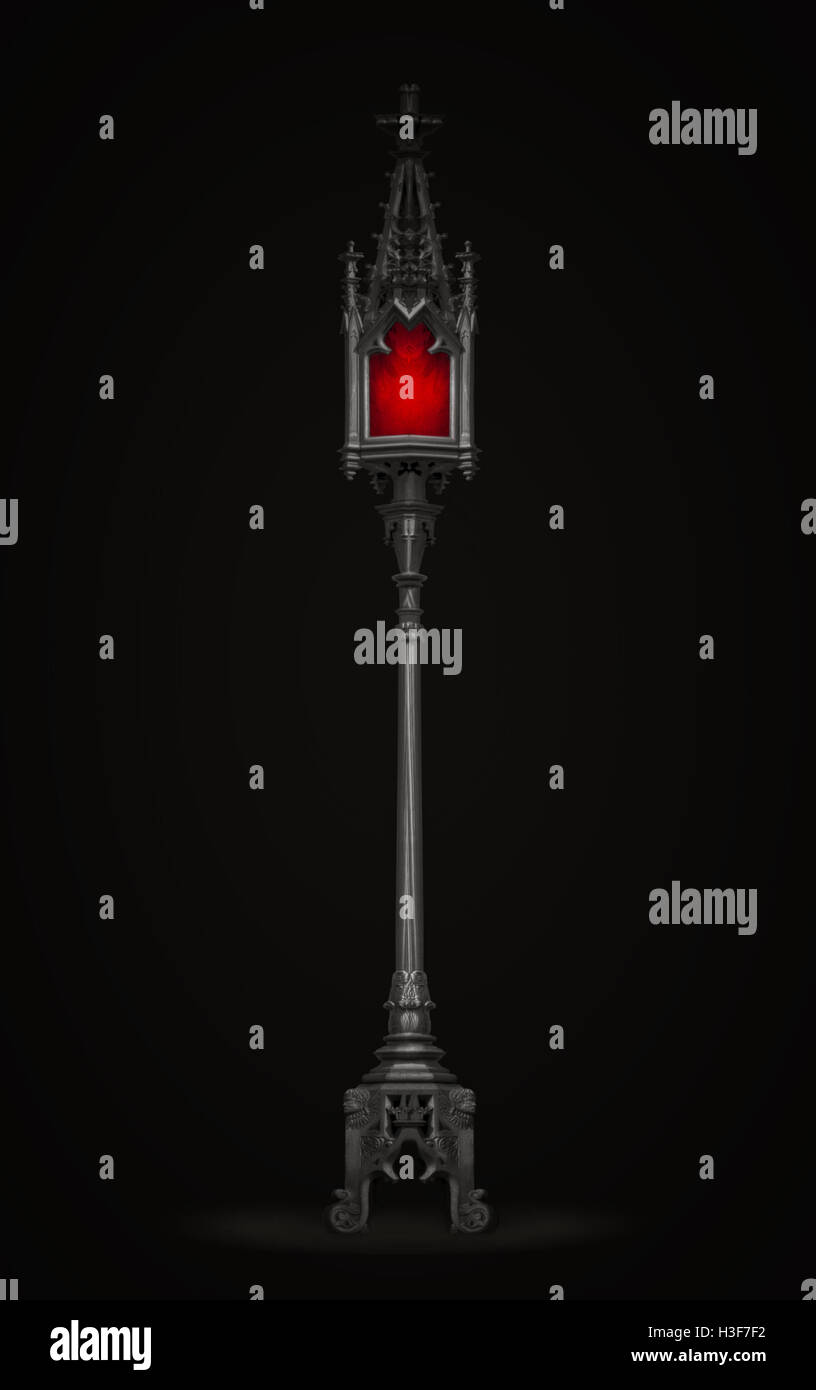 Horror lamp artwork Stock Photo - Alamy