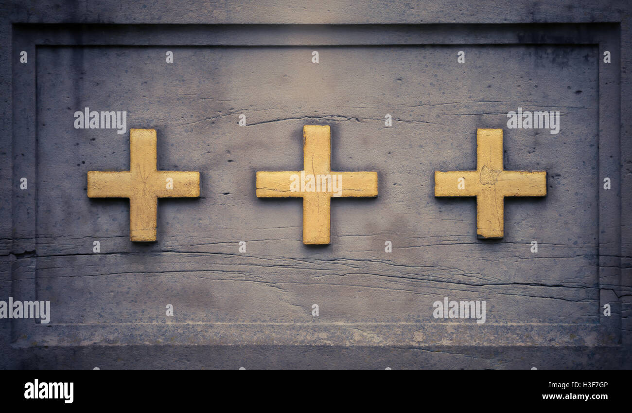 Three crosses hi-res stock photography and images - Alamy
