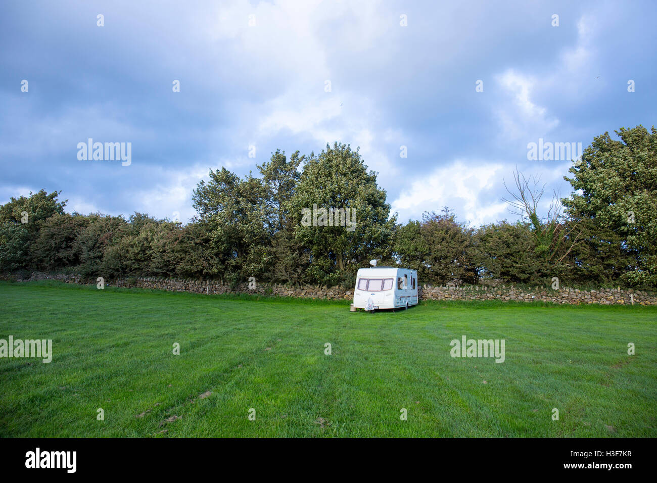 Uk campsite caravan hi-res stock photography and images - Alamy