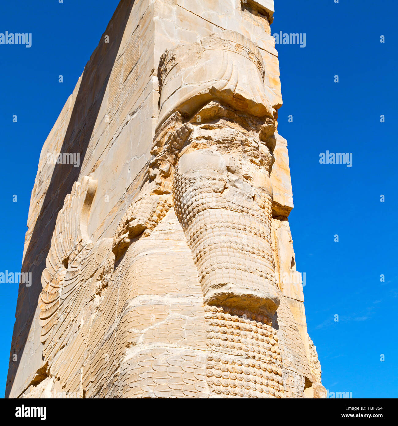 in iran persepolis the old ruins historical destination monuments and ...