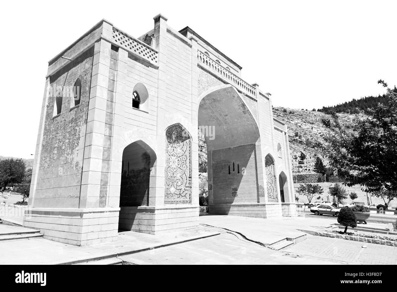 in iran shiraz the old gate arch historic entrance for the old city and ...