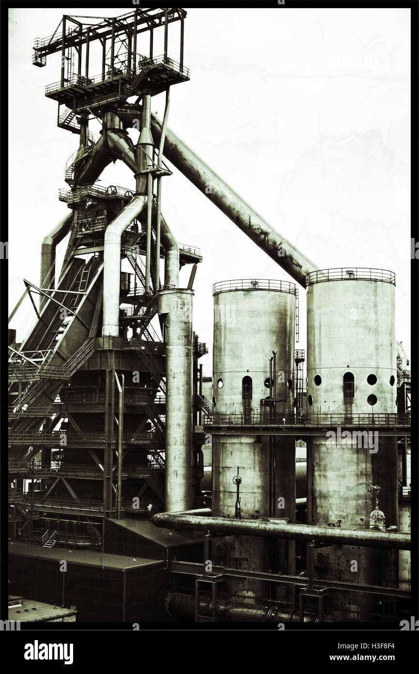 Former industrial site, Belval, Luxembourg Stock Photo - Alamy