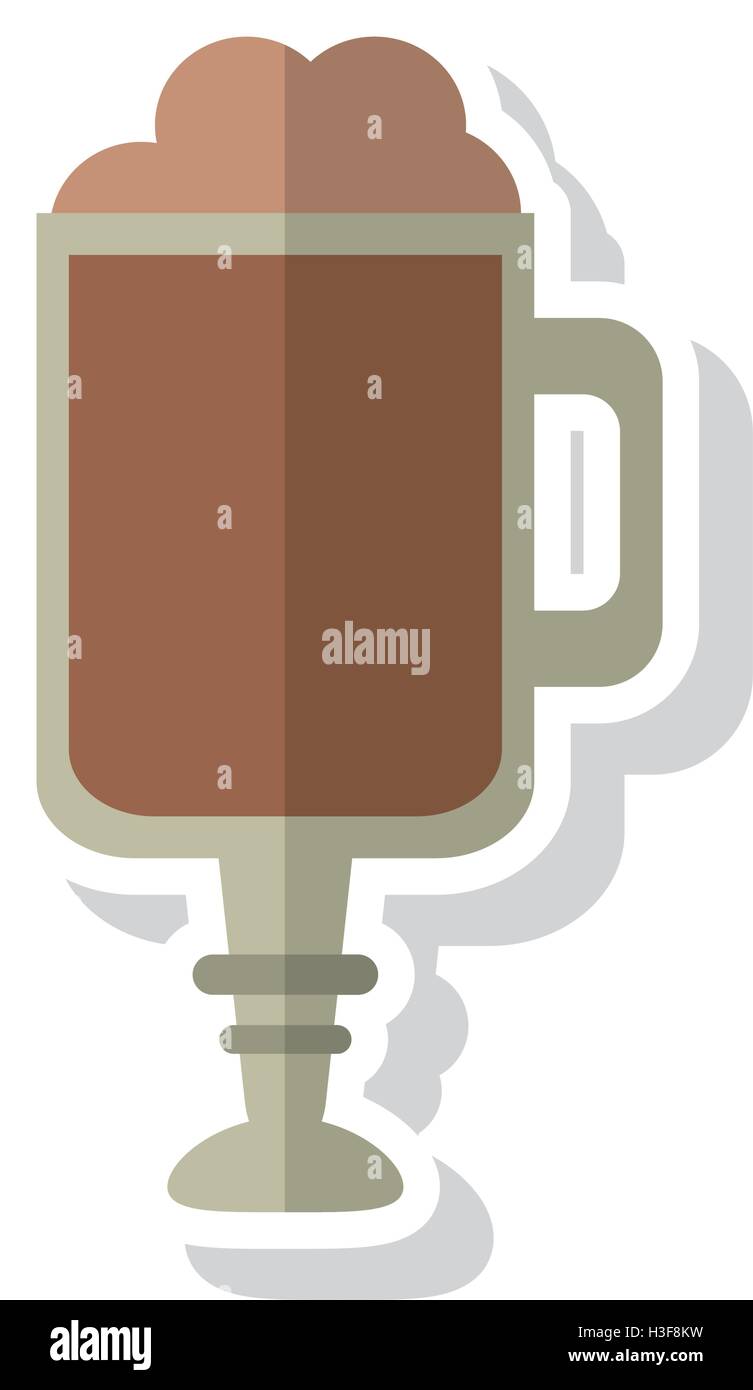 coffee glass drink design Stock Vector Image & Art - Alamy