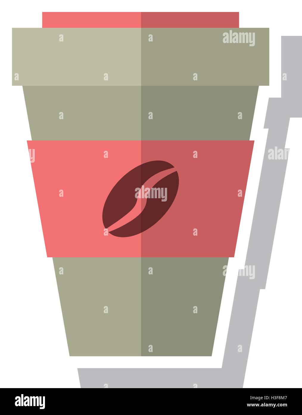 Disposable coffee cup design Stock Vector Image & Art - Alamy