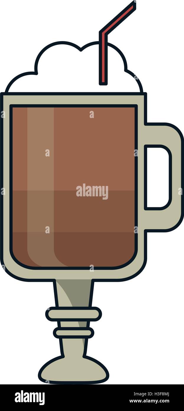 coffee glass drink design Stock Vector Image & Art - Alamy