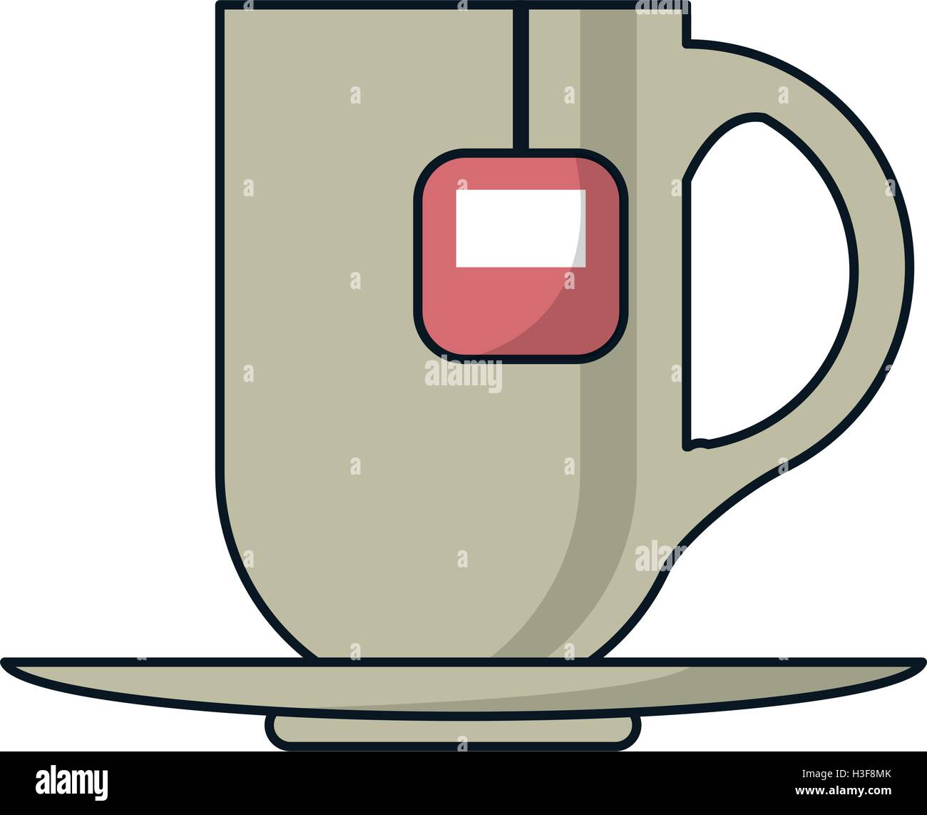 Tea cup drink design Stock Vector Image & Art - Alamy