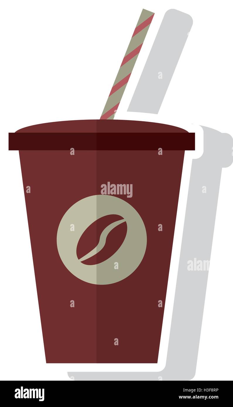 Disposable coffee cup design Stock Vector Image & Art - Alamy