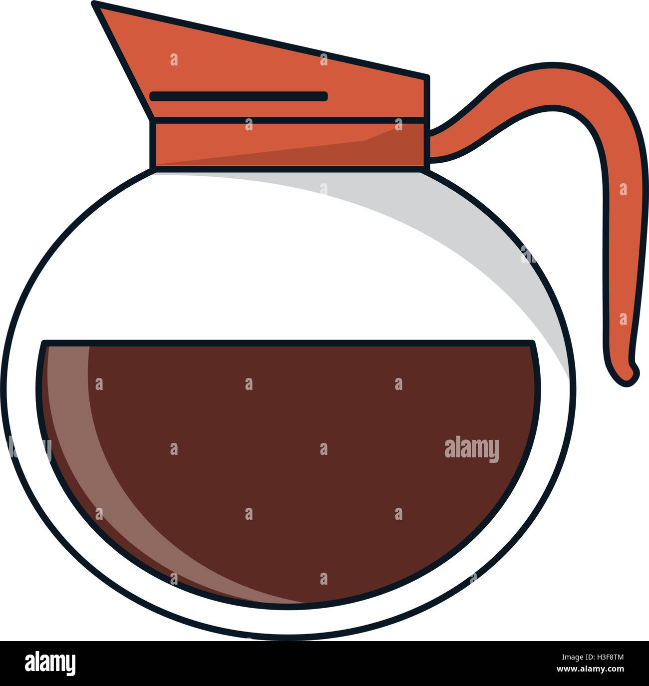 coffee pot drink design Stock Vector Image & Art - Alamy